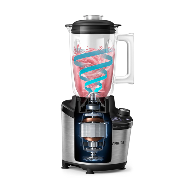Philips 1500W 7000 Series High Speed Blender w/ Digital Display ...